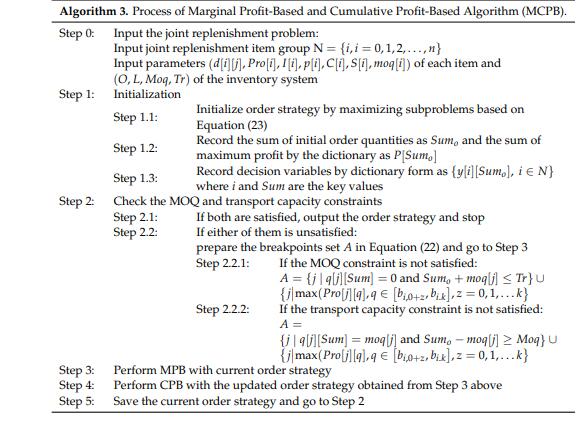 An Efficient Algorithm For The Joint Replenishment Problem With Quantity Discounts Minimum